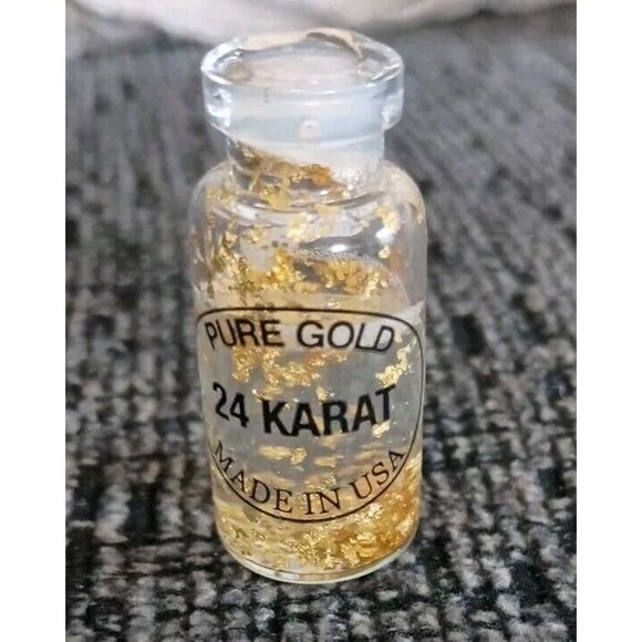 Accents | 24 Karat Pure Gold In A Vial With Liquid Souvenir Miniture ...